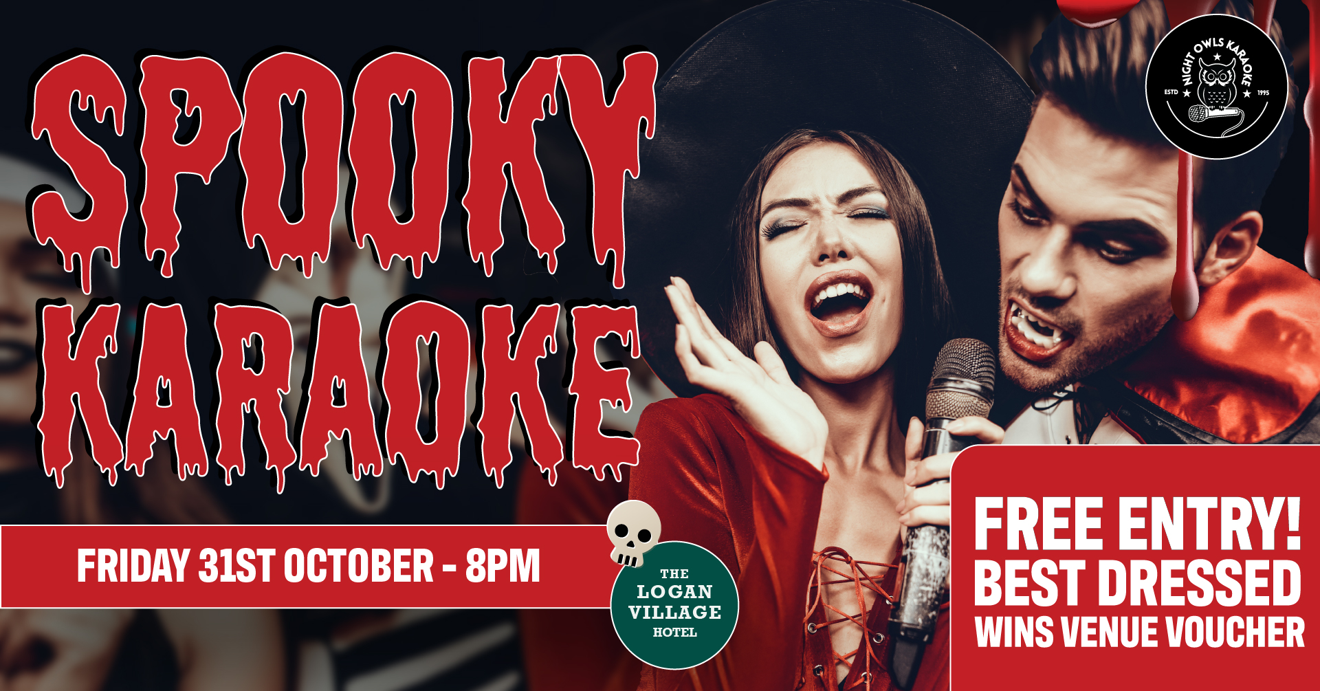Spooky Karaoke The Logan Village Hotel